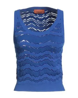 Missoni Sleeveless Knit Top - Blue
