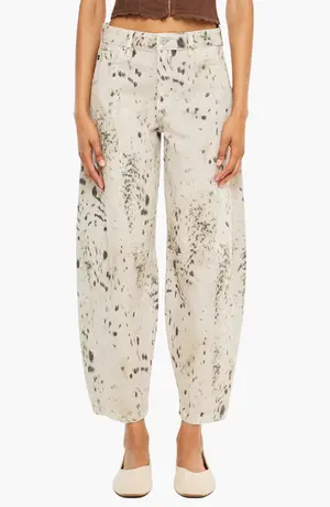 KANCAN Xena High Rise Horseshoe Jeans Tan