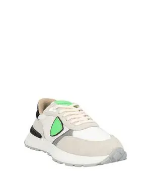 Philippe Model Leather And Textile Sneakers - White