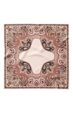 ELIZABETTA Perugiasilk Pocket Square For - Blush