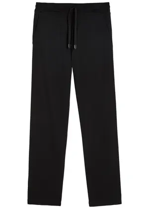 Canali Pipe-trimmed Straight-leg Wool Track Pants
