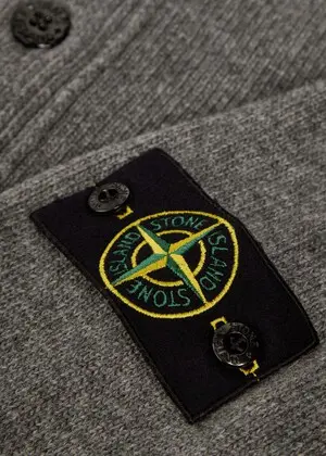 Stone Island Wool-blend Polo Jumper