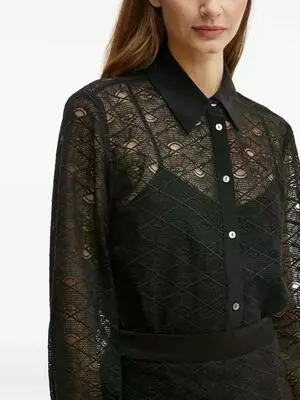 Karl Lagerfeld Lace Buttoned Shirt