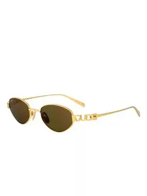 Gucci Oval-frame Sunglasses