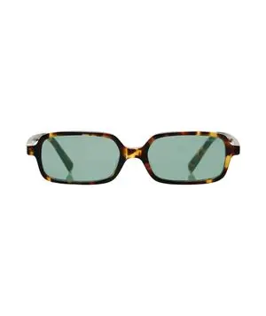 Miu Miu Miu Regard Rectangular Sunglasses - Brown