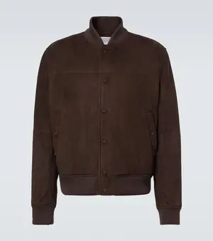 Gabriela Hearst Suede Bomber Jacket