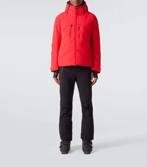 Bogner Jervis-d Hooded Down Ski Jacket - Red