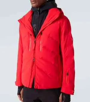Bogner Jervis-d Hooded Down Ski Jacket - Red
