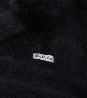 Acne Studios Klavad Mohair And Wool Hat - Black