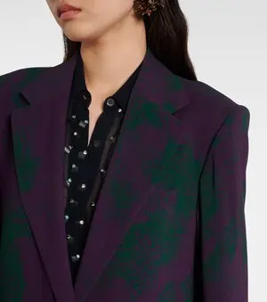 Dries Van Noten Printed Viscose Blazer