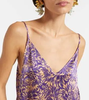 Dries Van Noten Floral Silk Camisole