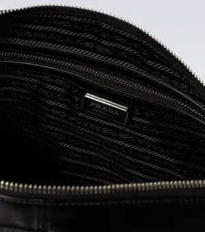 Prada Leather Shoulder Bag - Black