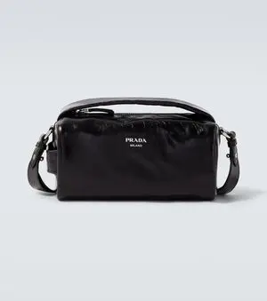Prada Leather Shoulder Bag - Black