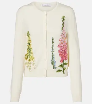 Oscar De La Renta Embroidered Cardigans For Women