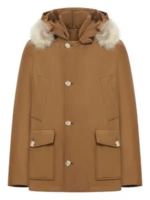 Woolrich Arctic Detachable Fur Anorak - Brown