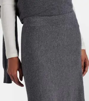 LISA YANG Torie Knitted Cashmere Maxi Skirt