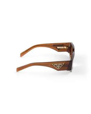 Prada Sunglasses With Triangle Logo - Lenses