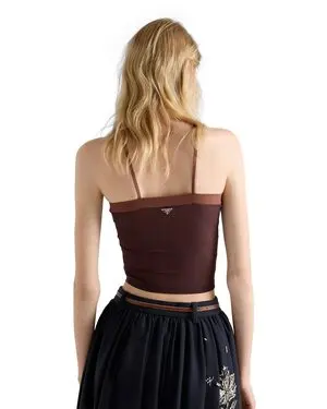 Prada Tulle Top - Brown