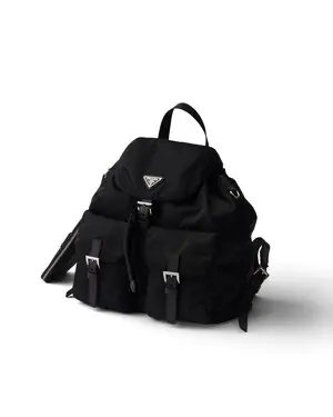 Prada Re-nylon Backpack - Black