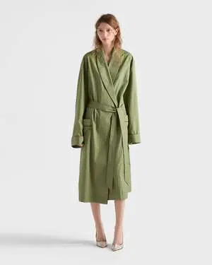 Prada Cotton Robe - Ivy Green