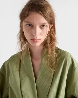 Prada Cotton Robe - Ivy Green