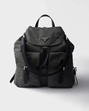 Prada Re-nylon Backpack - Mercury Gray