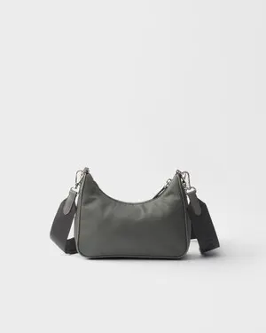 Prada Re-edition 2005 Re-nylon Bag - Mercury Gray