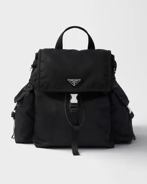 Prada Re-nylon And Leather Backpack