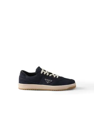 Prada Downtown Re-nylon And Suede Sneakers