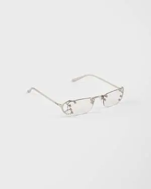 Prada Runway Sunglasses - Blue-ray Transparent Lenses