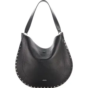 Isabel Marant Oskan Studded Leather Hobo Bag