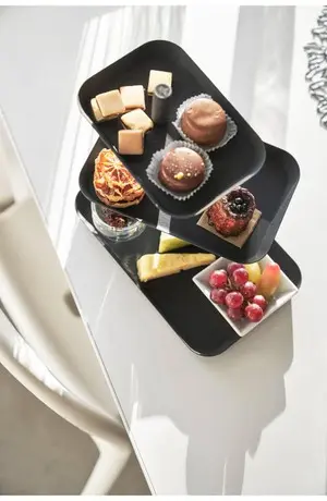 YAMAZAKI Tower Three-tier Steel Serving Stand