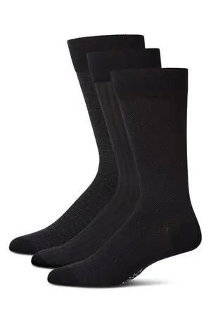 MEMOI Assorted 3-pack Dress Socks