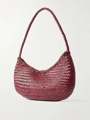 Dragon Diffusion Nova Luna Woven Leather Shoulder Bag