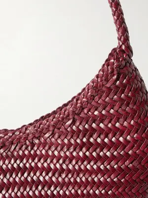 Dragon Diffusion Nova Luna Woven Leather Shoulder Bag