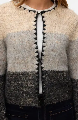 Vero Moda Contrast Trim Cardigan