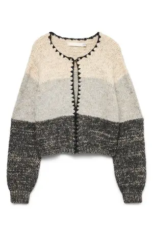 Vero Moda Contrast Trim Cardigan