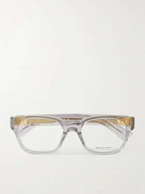 Bottega Veneta D-frame Recycled-acetate And Gold-tone Optical Glasses