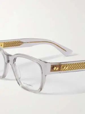 Bottega Veneta D-frame Recycled-acetate And Gold-tone Optical Glasses