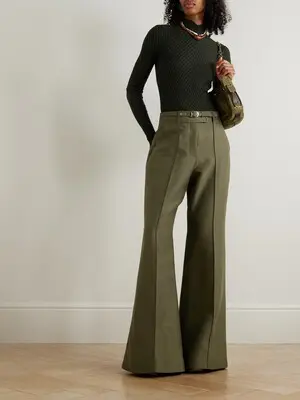 Zimmermann Rebellion Belted Flared Pants