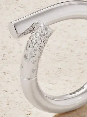 TABAYER Oera 18-karat White Diamond Ring - Gold