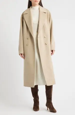 BOSS Calacas Wool & Cashmere Long Coat