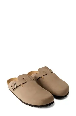 Mango Leather Clogs - Light/pastel Brown