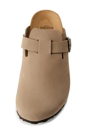 Mango Leather Clogs - Light/pastel Brown