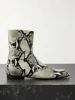 Women's Snake Ankle Boots