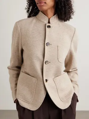 Loro Piana Mini Spagna Cashmere-blend Jacket - Neutrals