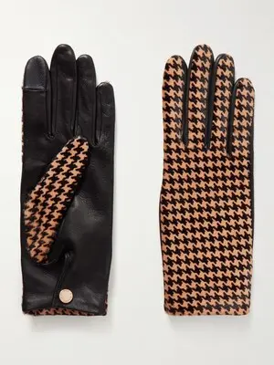 Agnelle Gold Tone Gloves For Women