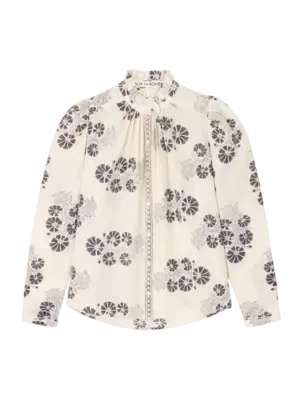 Women's White Printed Shirts