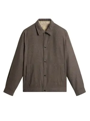 Woolrich Keating Wool Blend Shirt Jacket - Beige