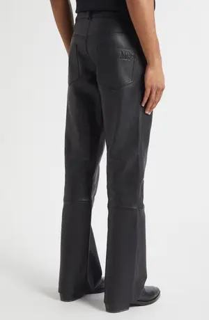 MIDNIGHT RODEO Mr Leather Flare Leg Pants